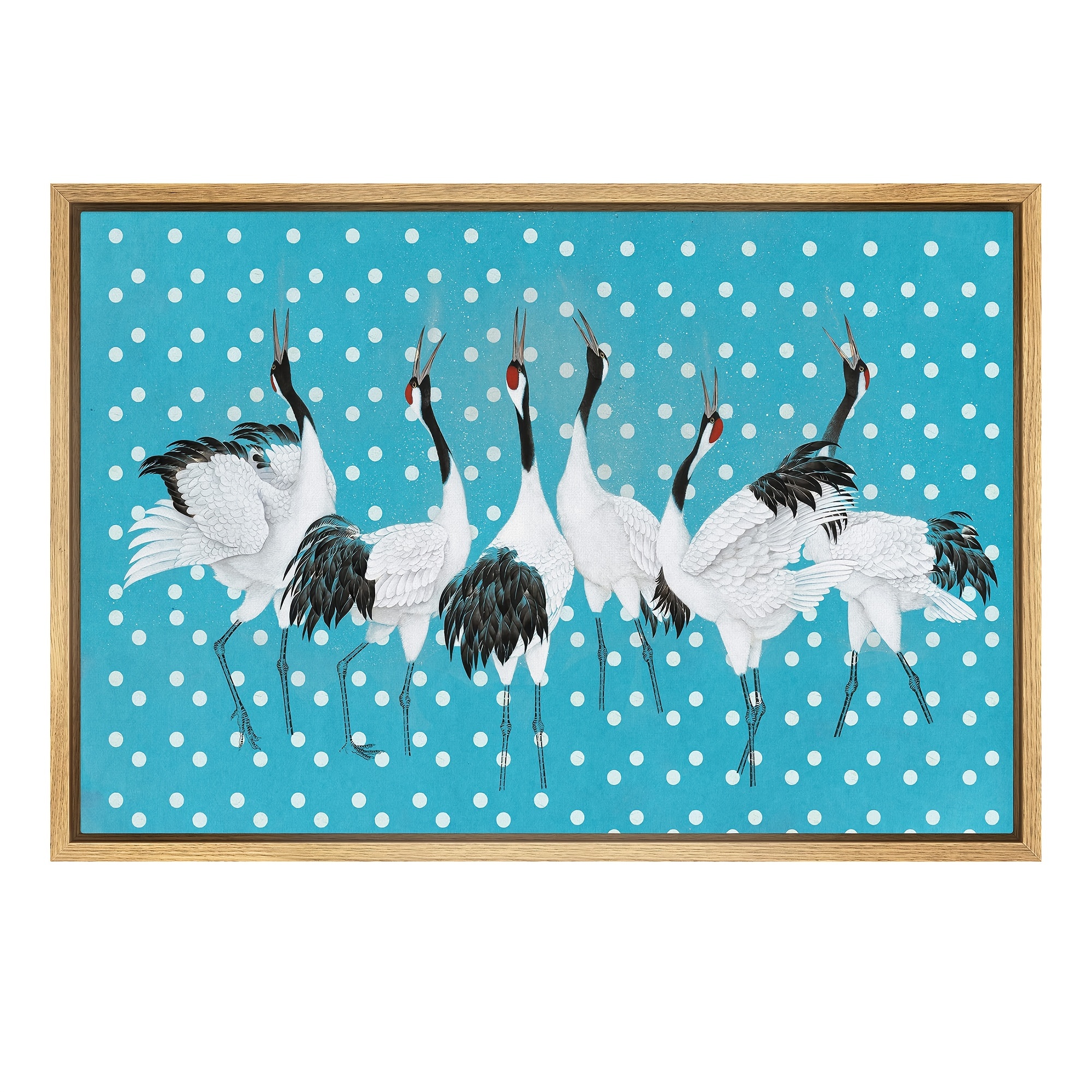 canvas print wall art preppy room decor vibrant polka dot - Temu ...