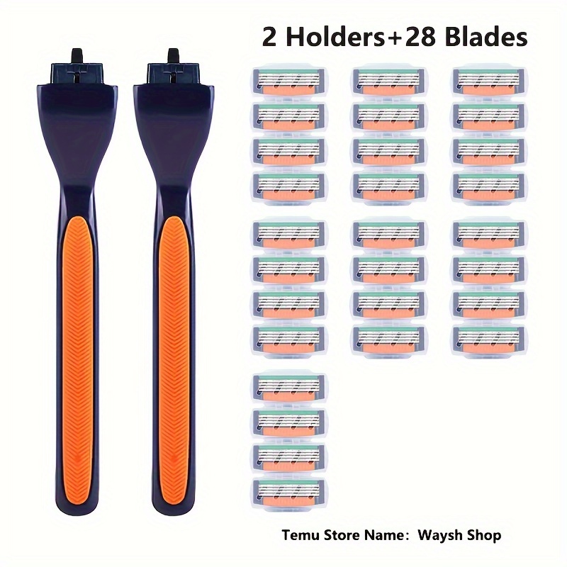 4 layers Classic Shaving Razors Stainless Steel Blades - Temu Canada