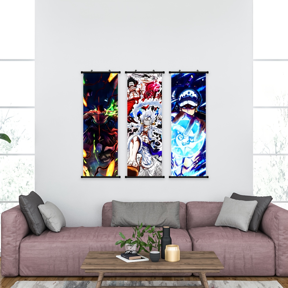 Hot Japanese Anime Poster Plastic Hanging Painting Anime - Temu