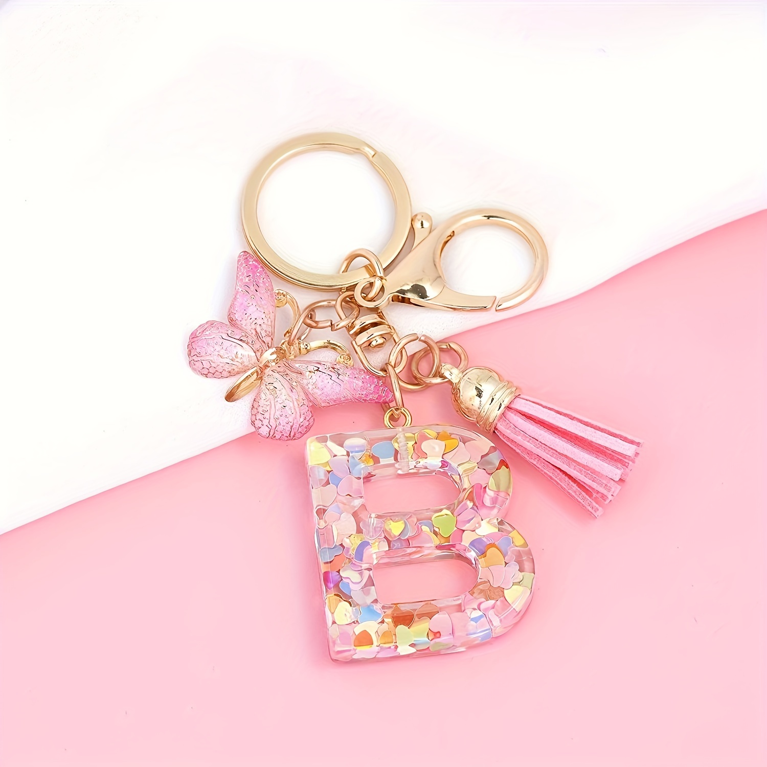 a z alphabet initial letter keychain cute resin - Temu United Arab Emirates