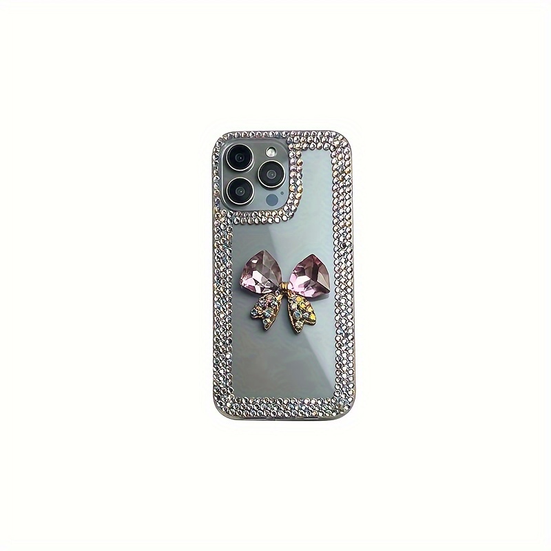 Cool New Bow Rhinestone Luxury Protective Phone Case Iphone - Temu ...