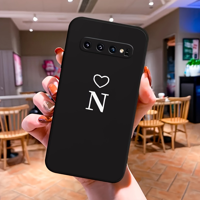 White Letter Advanced Pattern New Phone Case - Temu United Kingdom