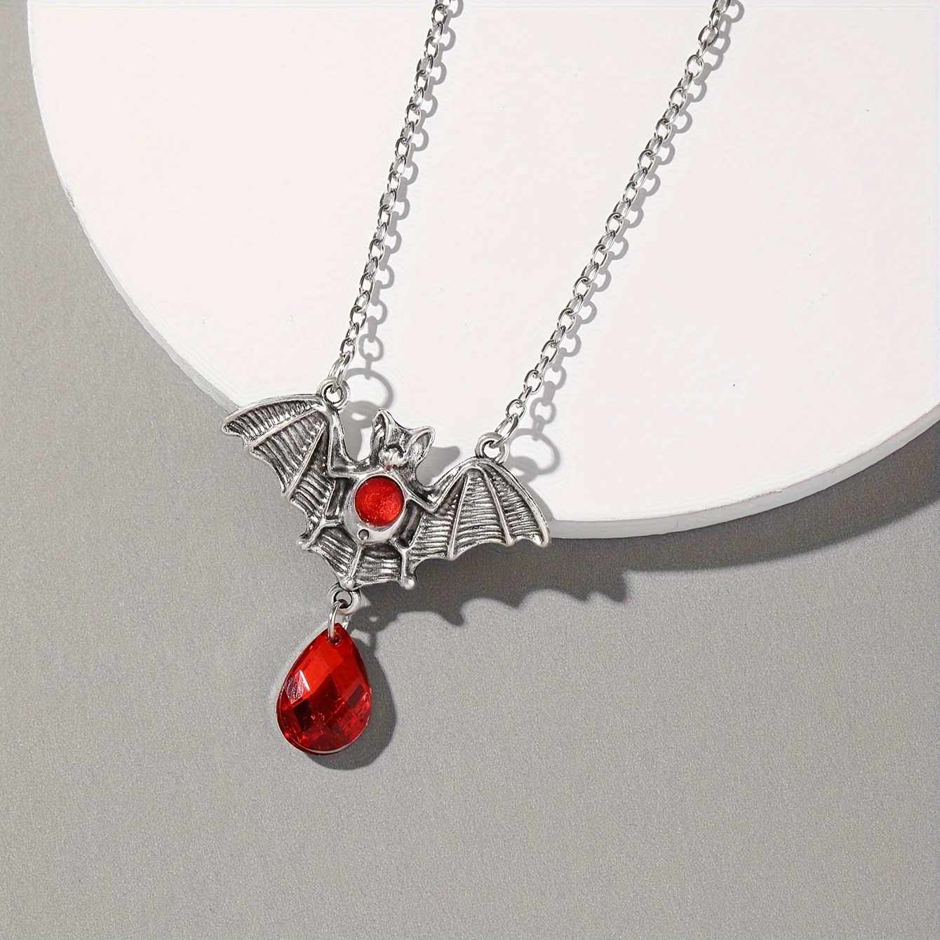 Gothic Witch Halloween Vampire Bat Necklace - Temu United Kingdom