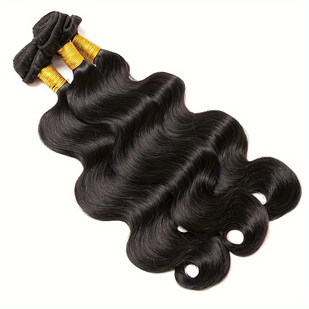 3 Bundles Body Wave Human Hair Bundles Unprocessed Body - Temu United ...