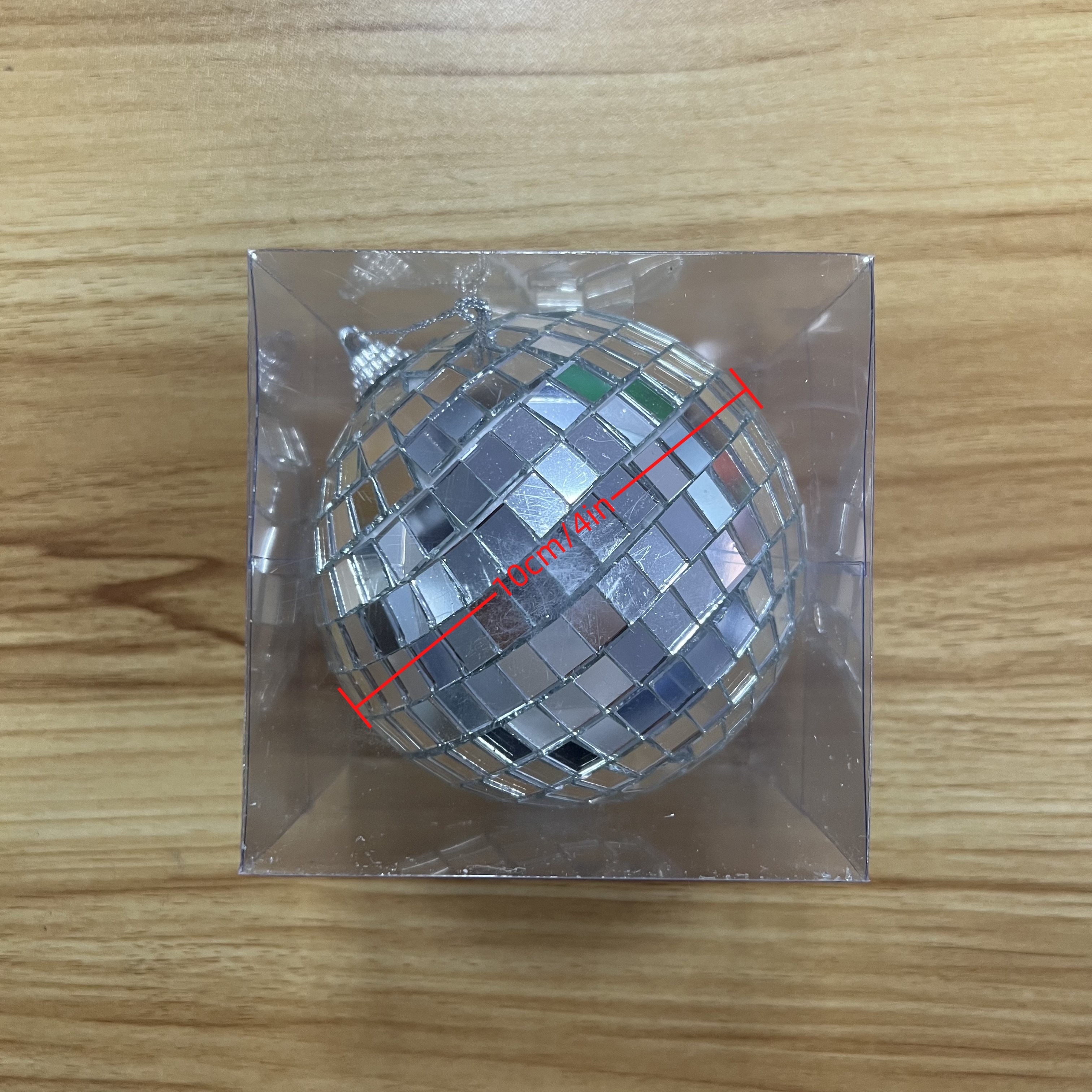 Silvery Hanging Disco Ball Rope Small Mirror Reflective - Temu United ...