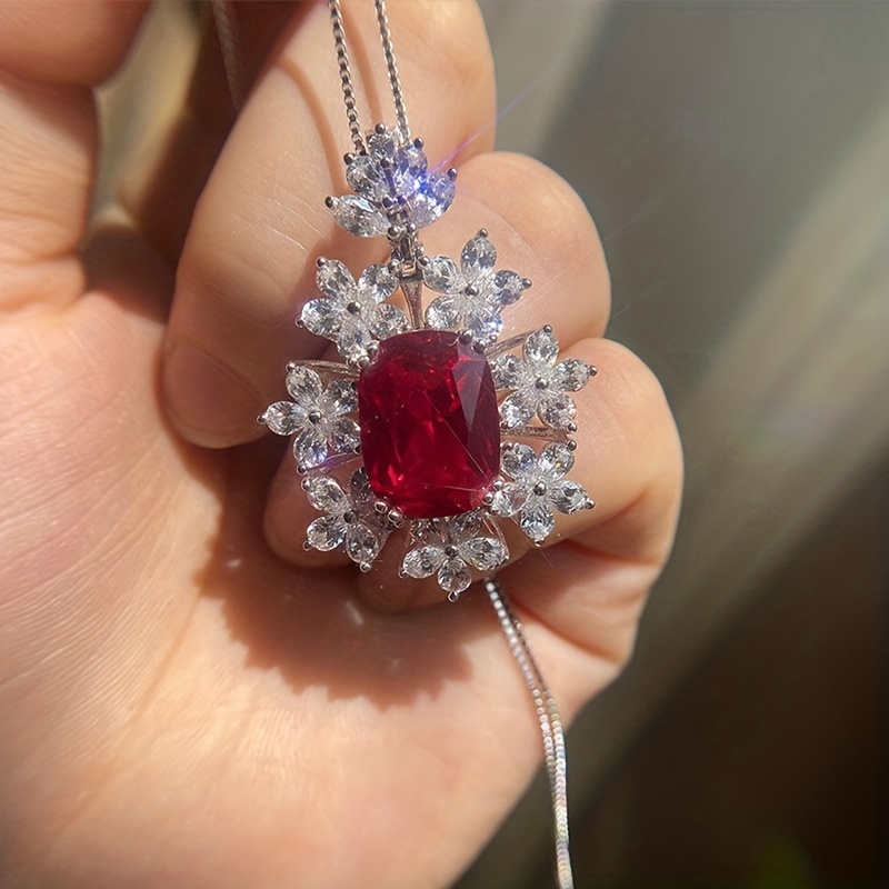 red necklace sold on Temu United States