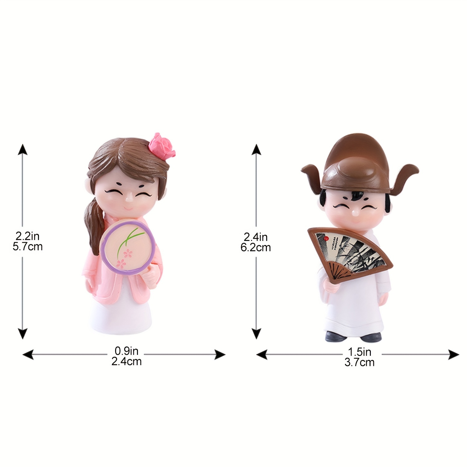 Couple Statues Miniatures Home Micro Landscape Plant Pots - Temu