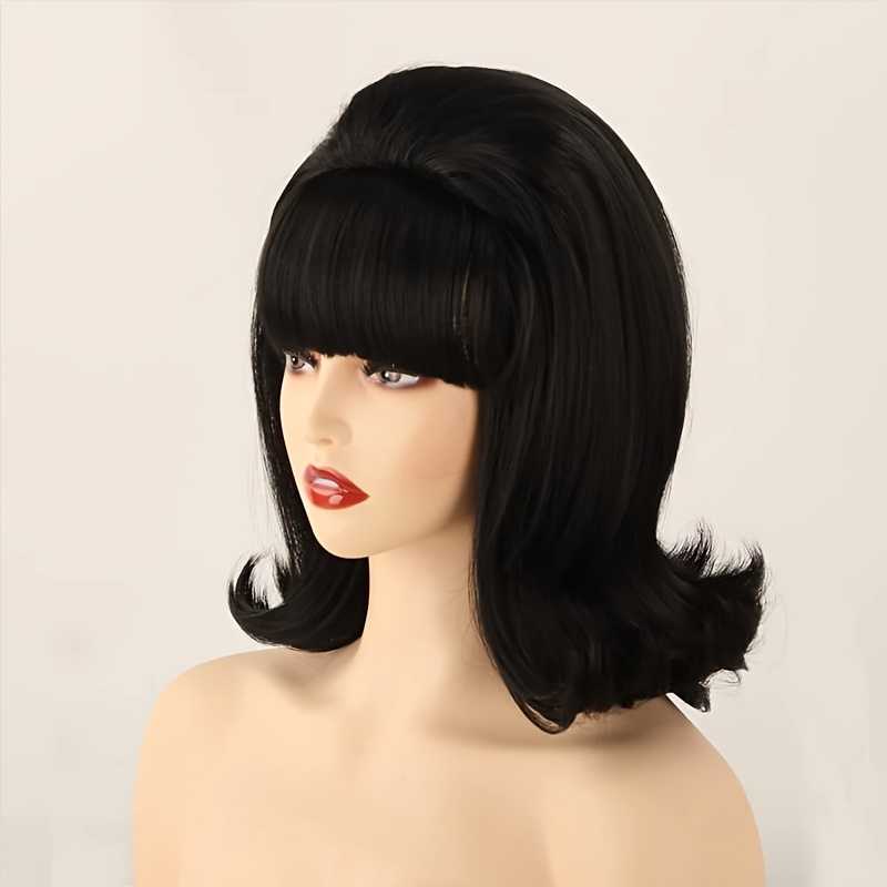 Pinup Retro Short Blonde Wig Big Bouffant 60s Beehive Wigs - Temu Portugal