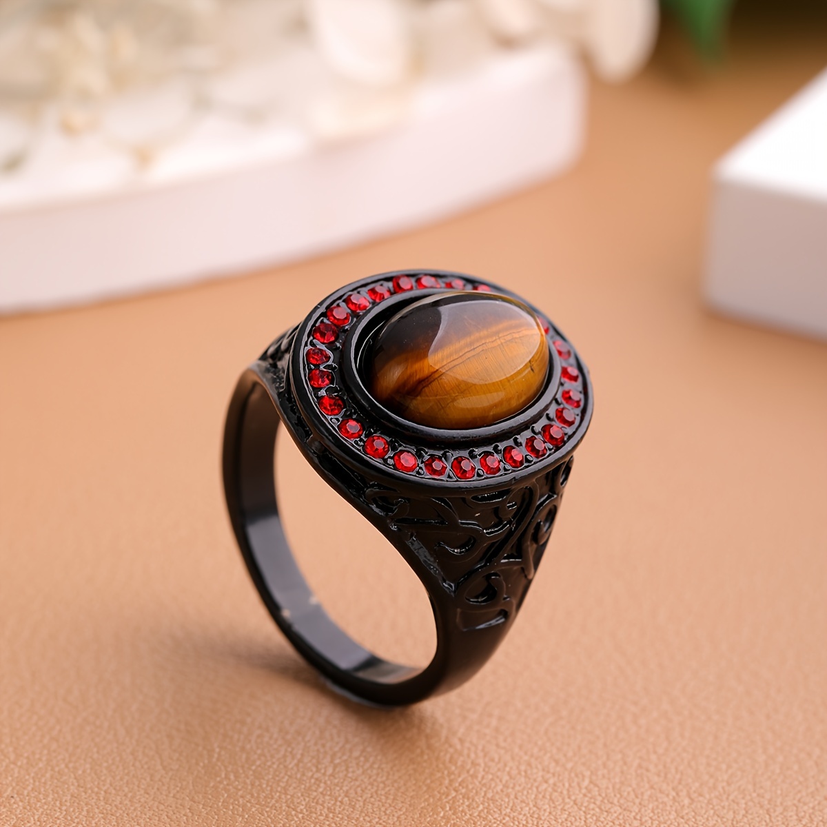 Men's Personality Trendy Fashion Finger Ring Alloy Ring - Temu United ...