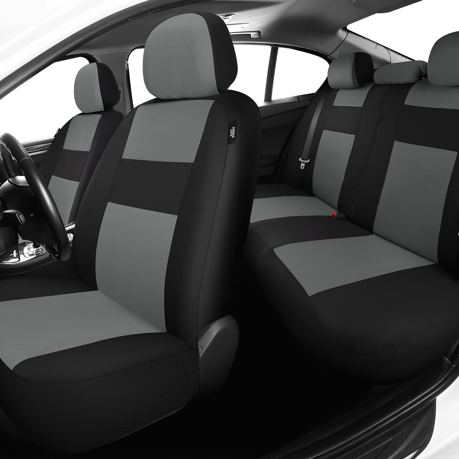 Car Seat Covers 5 Seats Full Set Breathable Cloth Universal - Temu ...