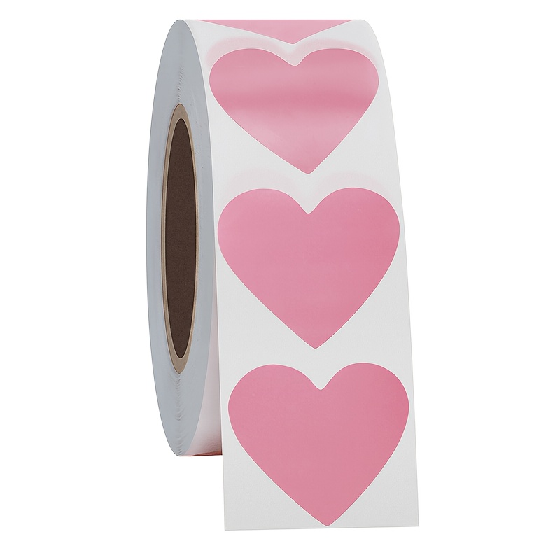 Round Self adhesive Label Roll Tube Coated - Temu