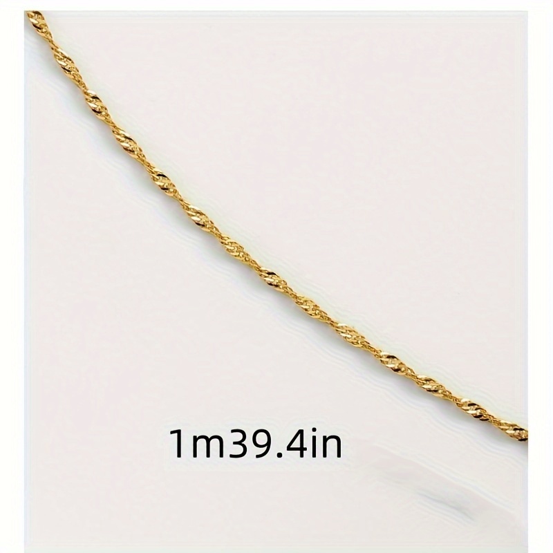 Semi finished Alloy Chain Bracelet Necklace Diy Jewelry - Temu Canada