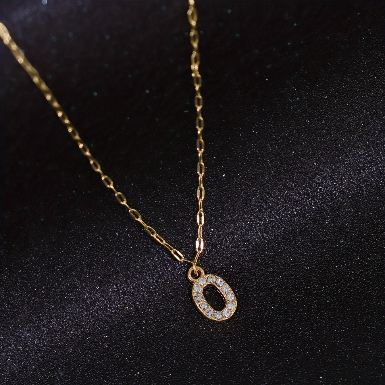 Sparkle Rhinestone 26 English Letters Pendant Necklace - Temu United ...