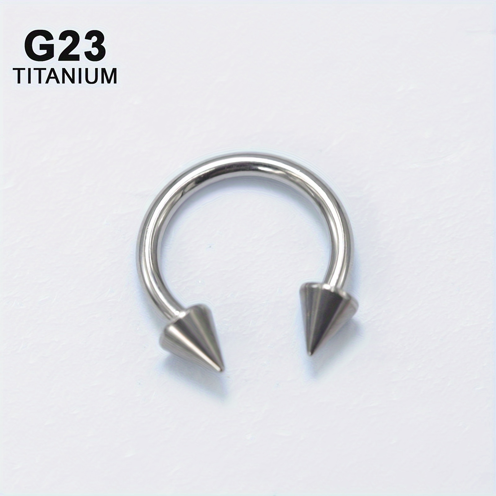 G23 Titanium Alloy Basic Piercing Labret Stud Circular - Temu Denmark