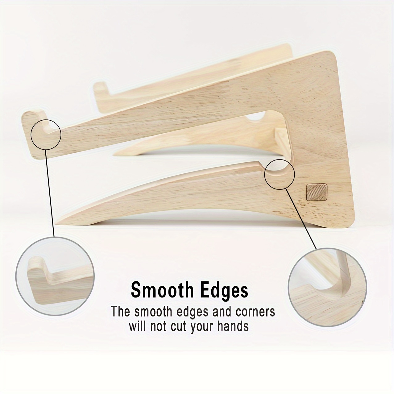 Computer Stand Made Pure Bamboo Material Used Monitor - Temu Ireland