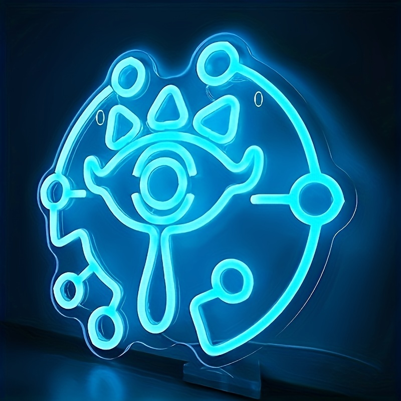 sheikah eye neon sign adjustable room neon light wall - Temu