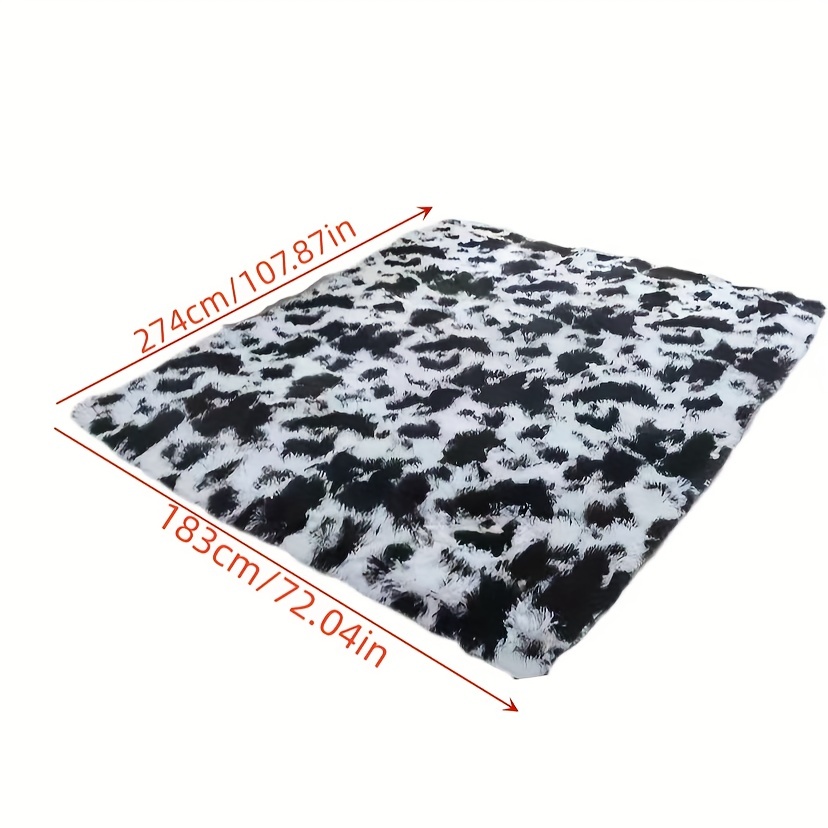 Bedroom Tie Dyed Black And White Spotted Soft Carpets Soft - Temu ...