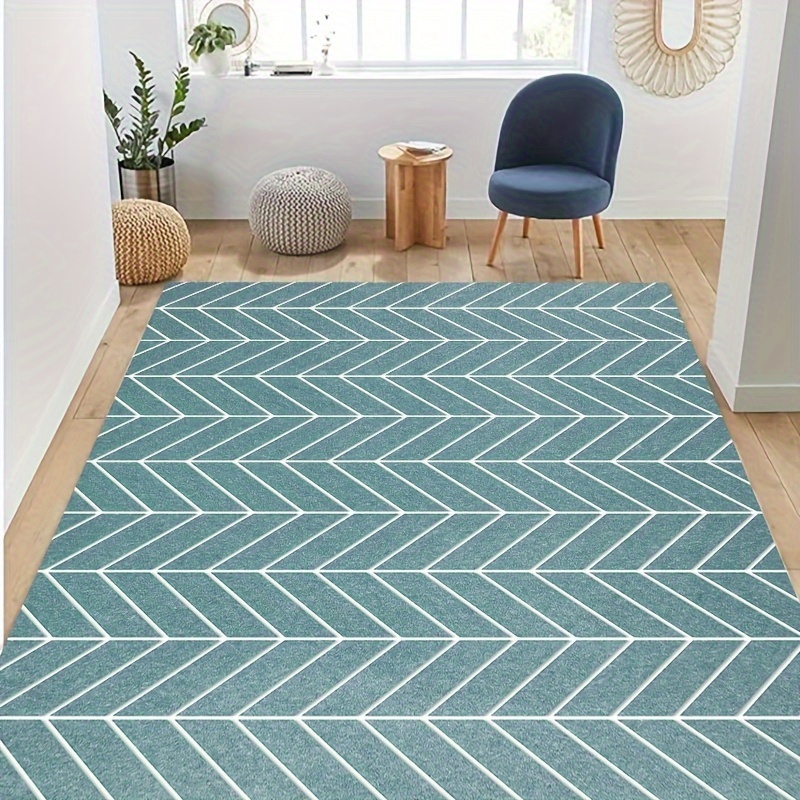 Geometric Print Rug Washable Rectangular Carpet - Temu United Kingdom