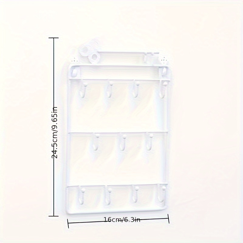3 layer Creative Key Hook Key Iron Storage Hook Behind Door - Temu ...