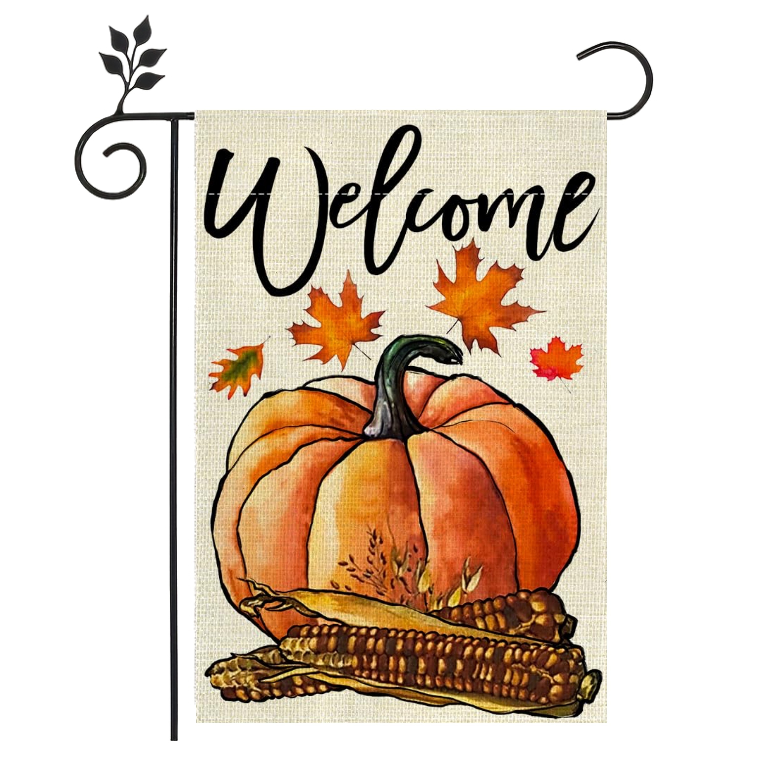 Welcome Pumpkin Decorative Garden Flag Harvest Festival - Temu Netherlands