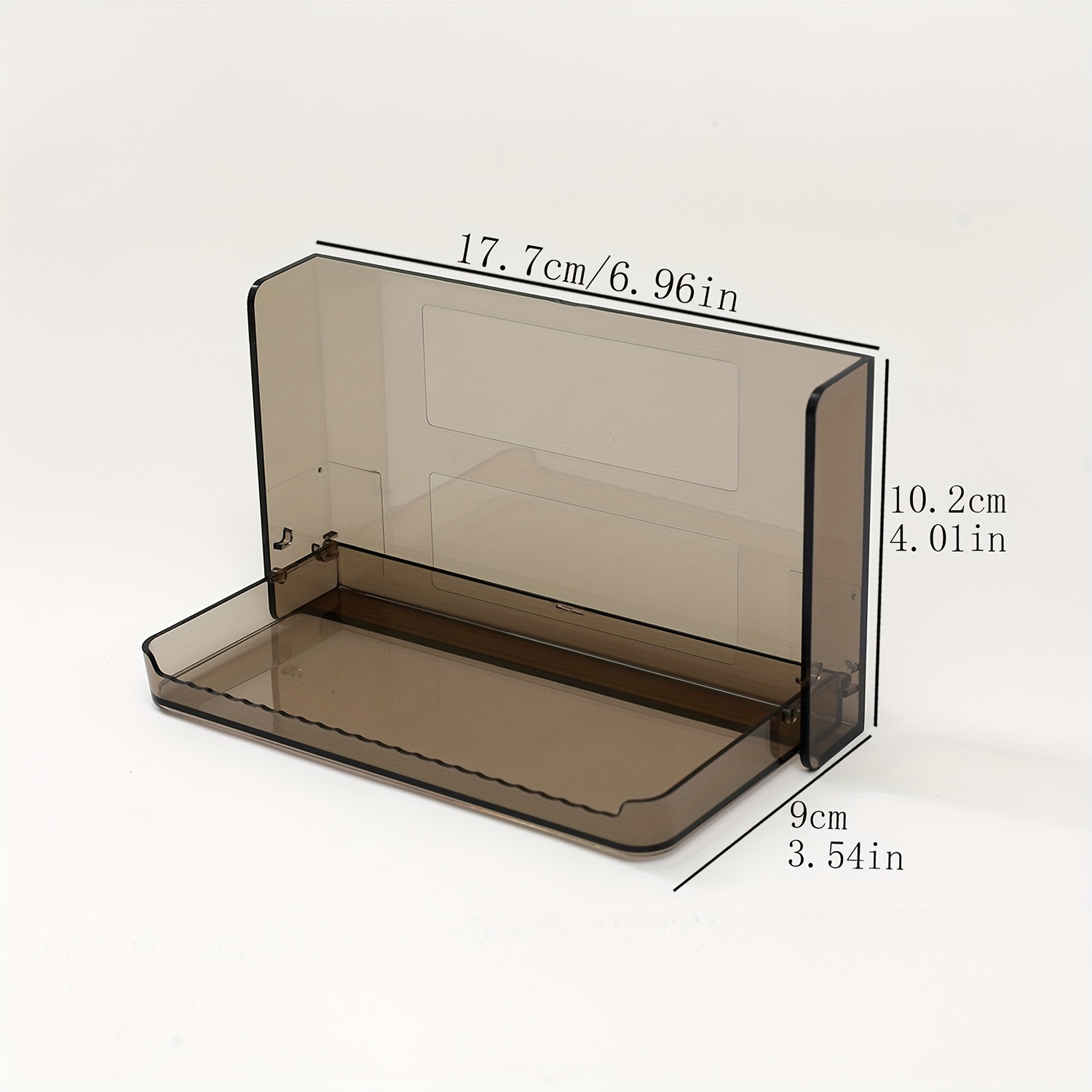 1pc Foldable Plastic Storage Shelf Floating Storage Rack - Temu Norway