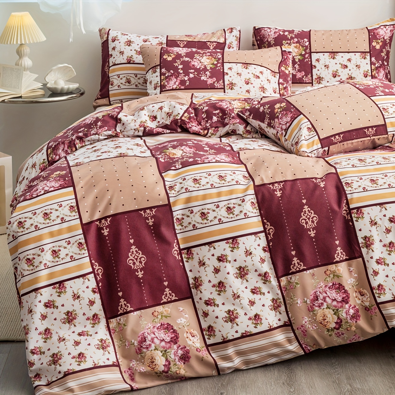 Duvet Cover Set (1*duvet Cover + 2*pillowcase Without Core) - Temu Canada