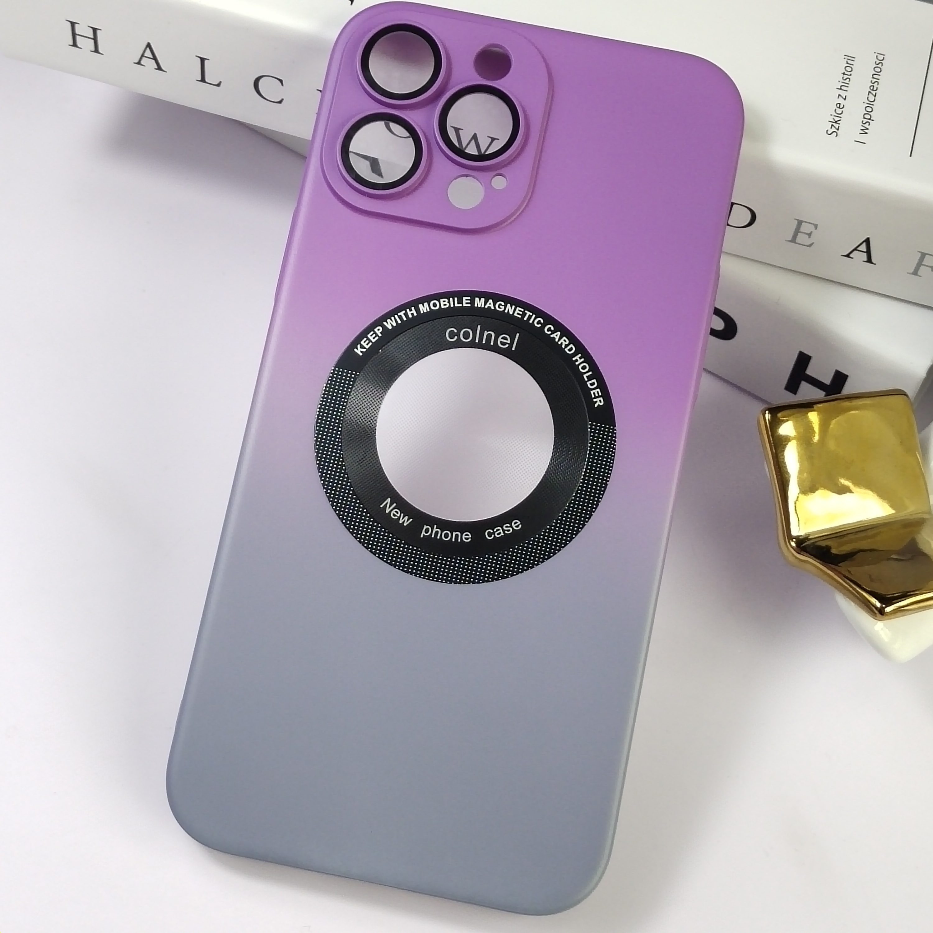 Two color Gradient Magnetic Magnifier Wireless Charging - Temu Australia