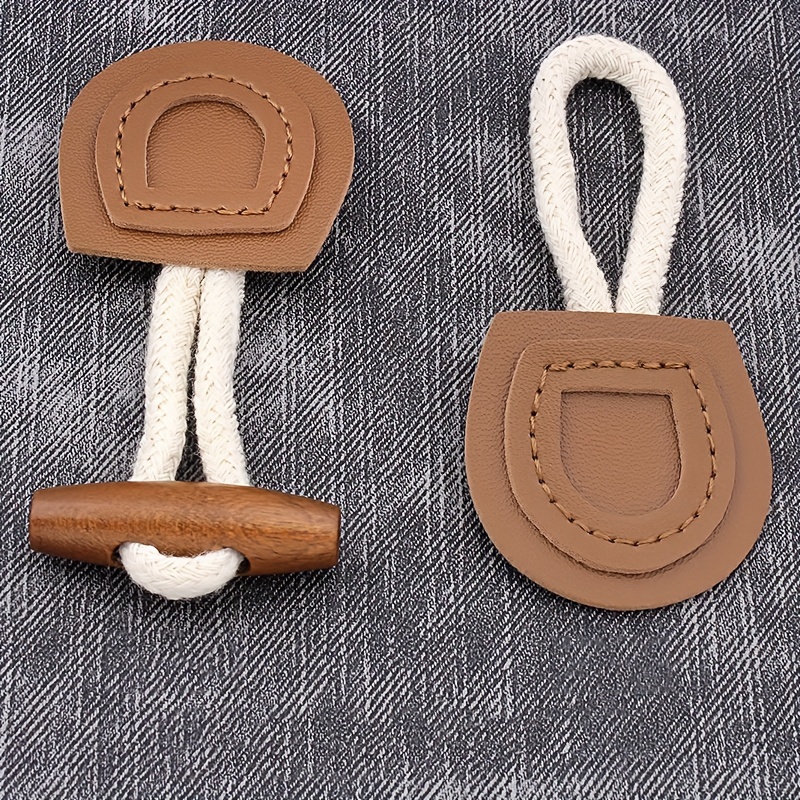 2pcs Horn Button Coat Windbreaker Sweater Decoration Accessories Retro ...
