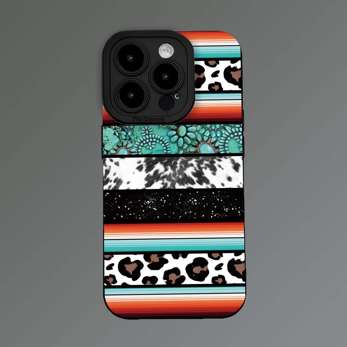 Bohemia Pattern Liquid Silicone Mobile Phone Case Full body - Temu ...