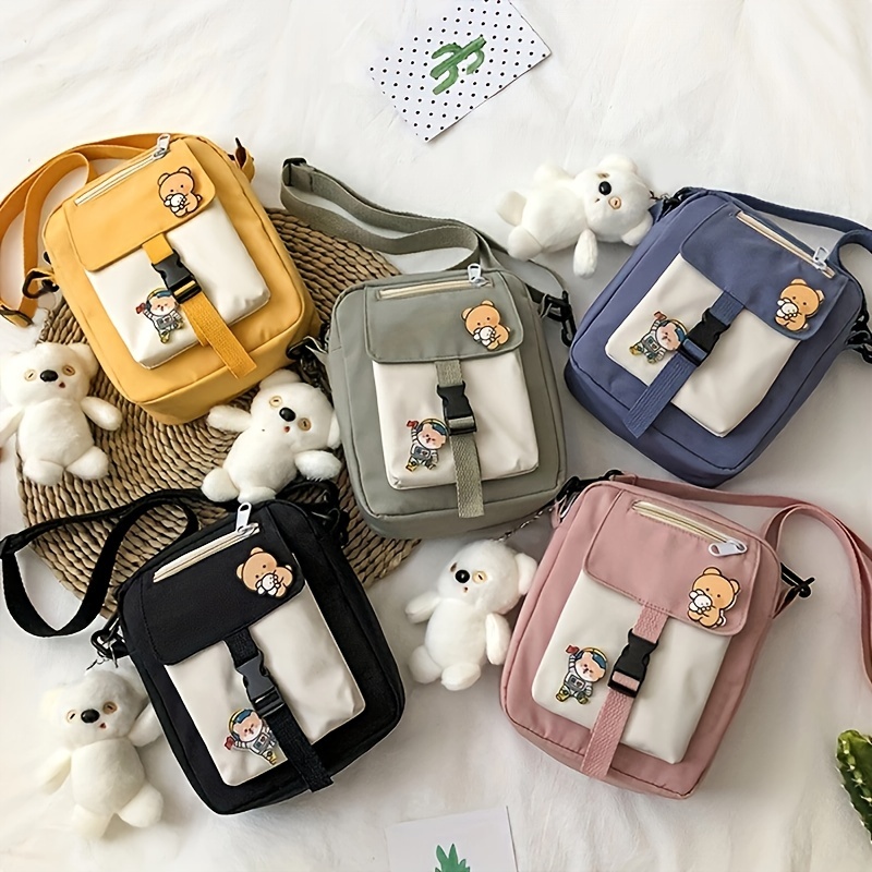 Fuzzy Cute Chicken Crossbody Bag Cartoon Animal Doll - Temu
