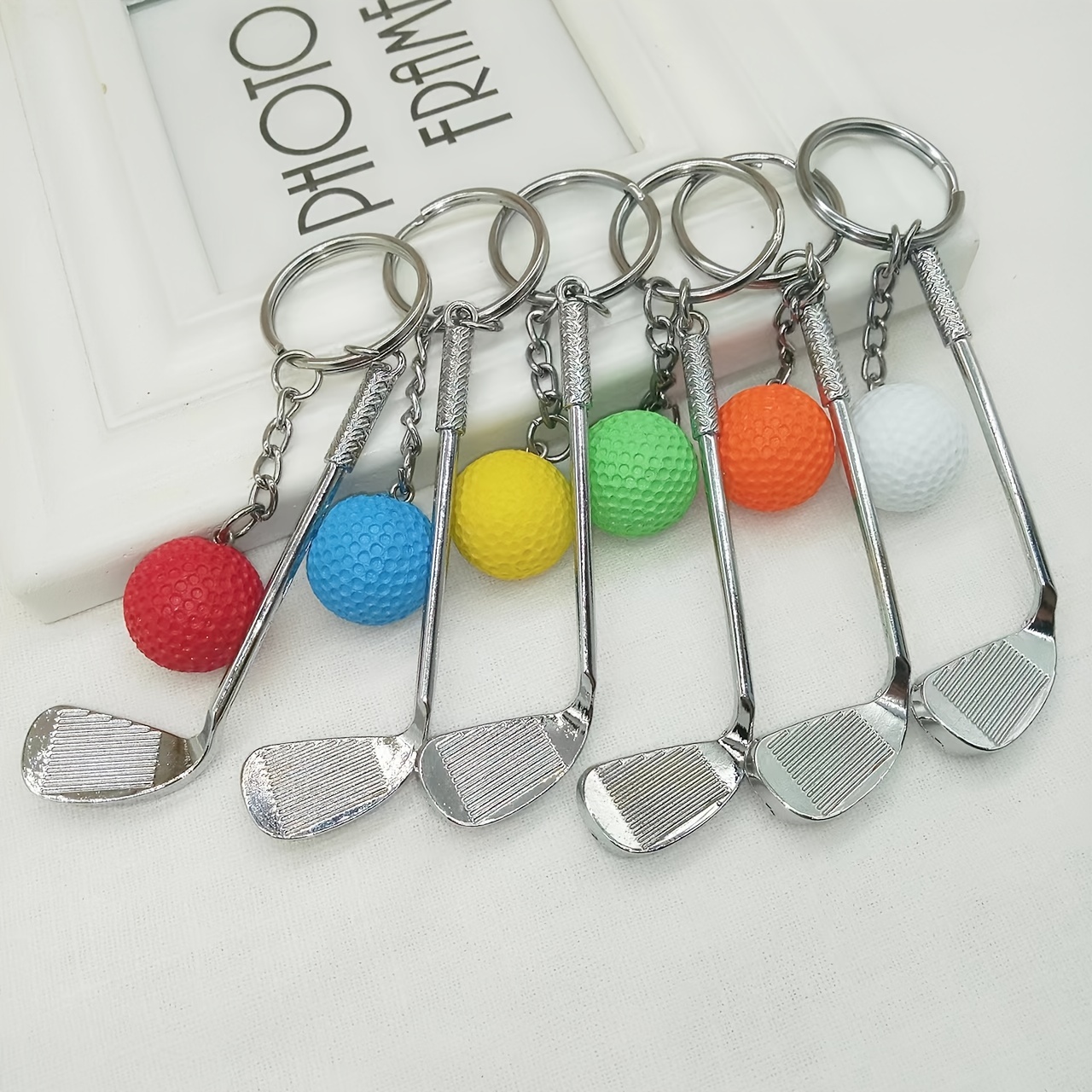 Golf Ball Keychain Car Key Ring Sports Gift - Temu New Zealand