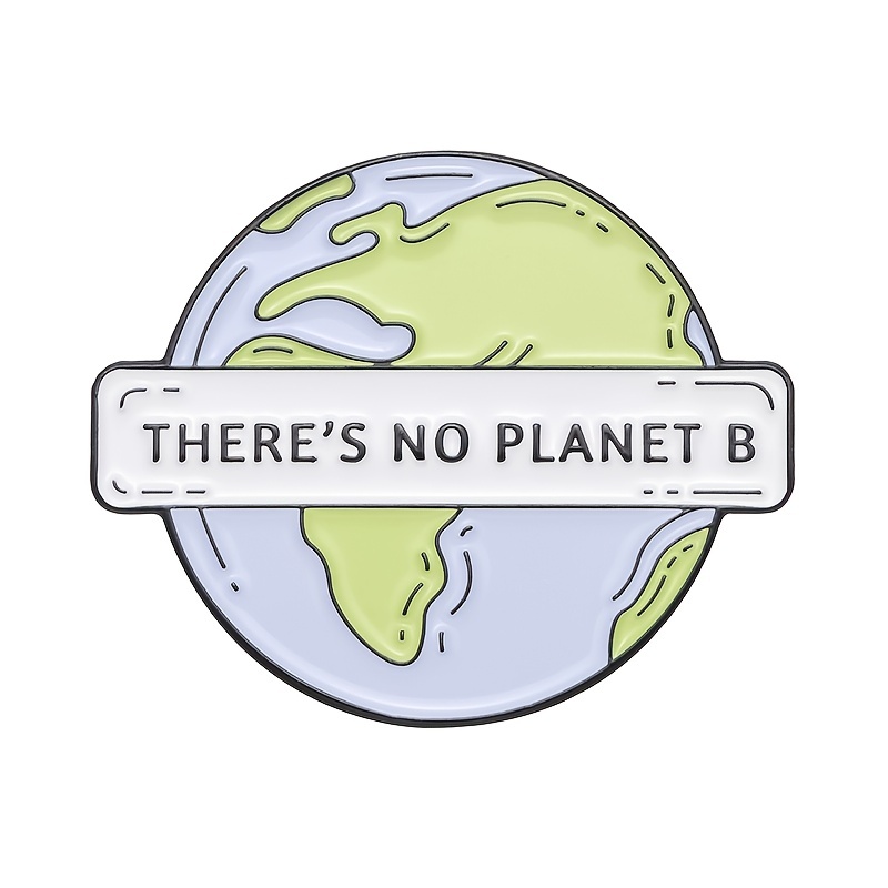 Protect Earth Environment Enamel Pins Green Plant Planet - Temu Canada