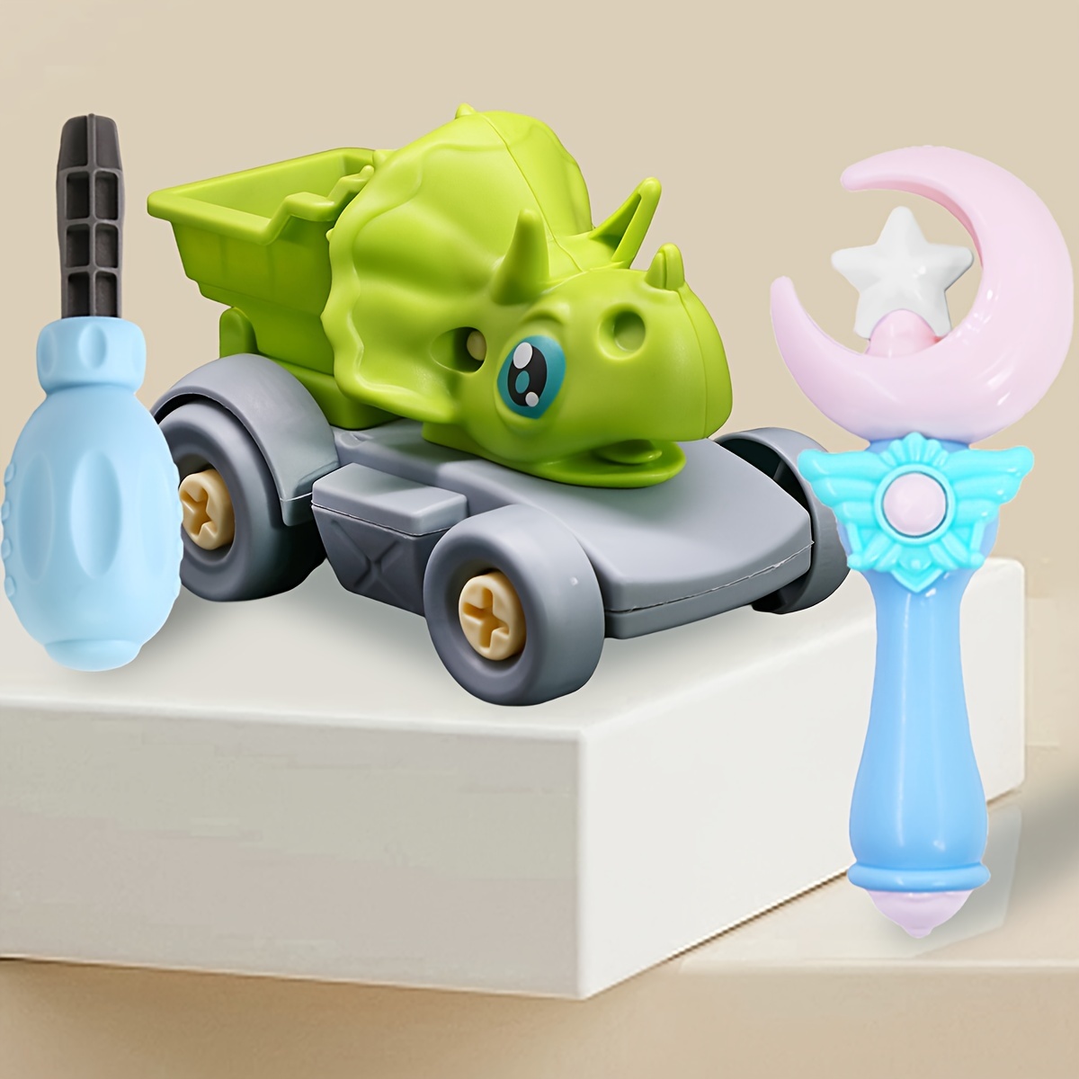 Combination Assembled Dinosaur Car Magic Stick Moon - Temu Australia