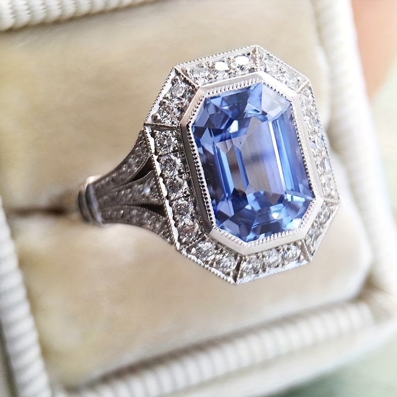 gemstone rings for women sold on Temu United States