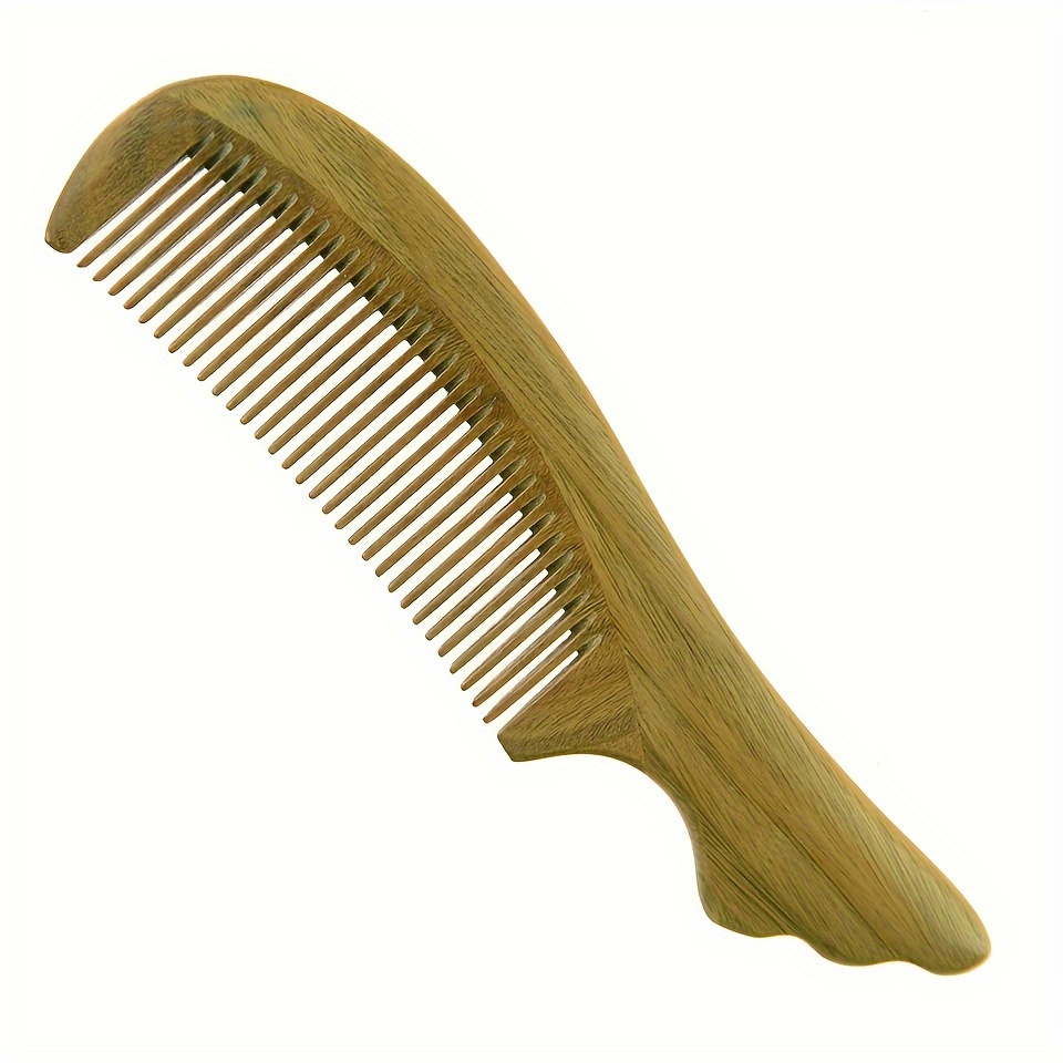 Small Size Green Sandalwood Hair Comb Detangling Comb - Temu Canada
