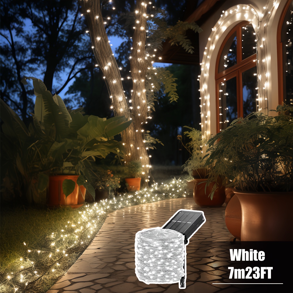 300 Led Extra Long Solar String Lights Outdoor Solar Fairy - Temu Australia