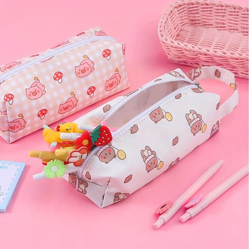 Cute Cartoon Pencil Case Large Capacity Perfect Students! - Temu