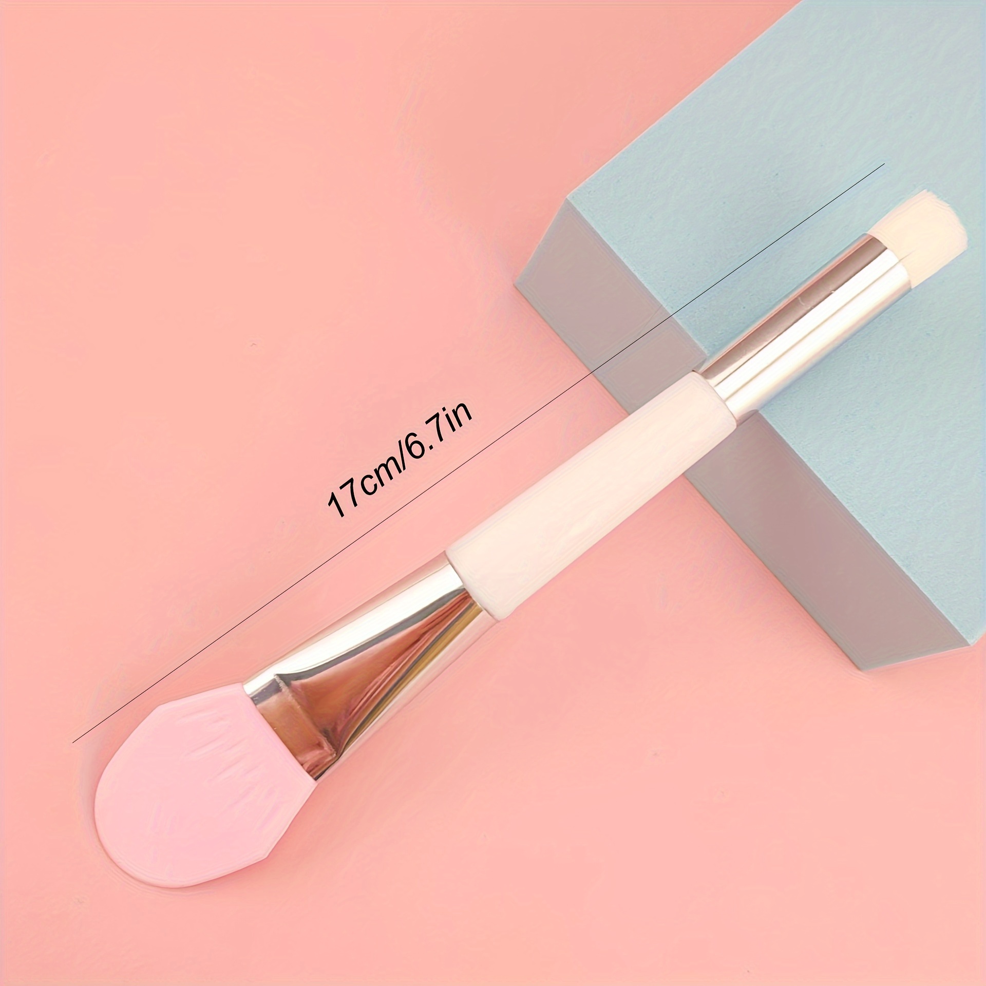 Double ended Face Brush Silicone Head Mask Brush For - Temu Ireland