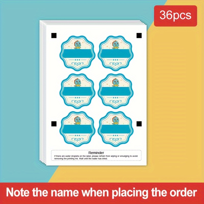 Personalized Name Labels School Supplies: Custom Tags Office - Temu ...