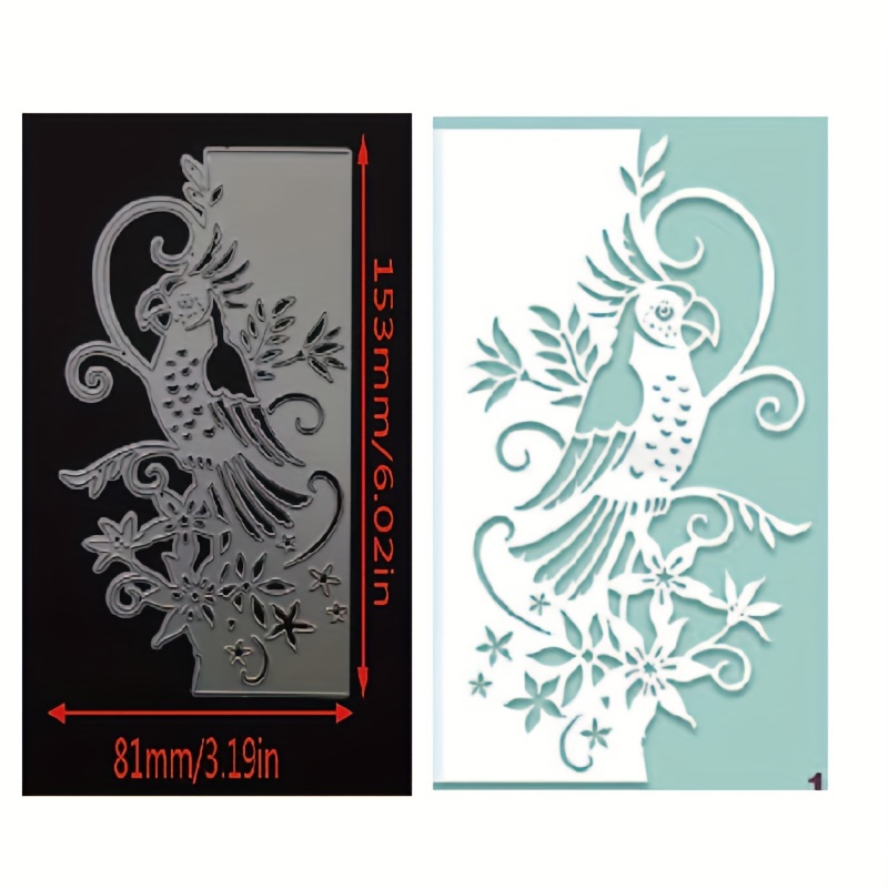 Frame Mouse Bird Flower Butterfly Metal Cutting Dies Cut Die - Temu ...