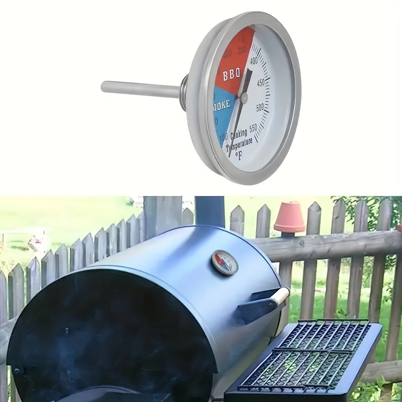 Thermometers Stainless Steel Temp Gauge Bbq Charcoal Grill - Temu