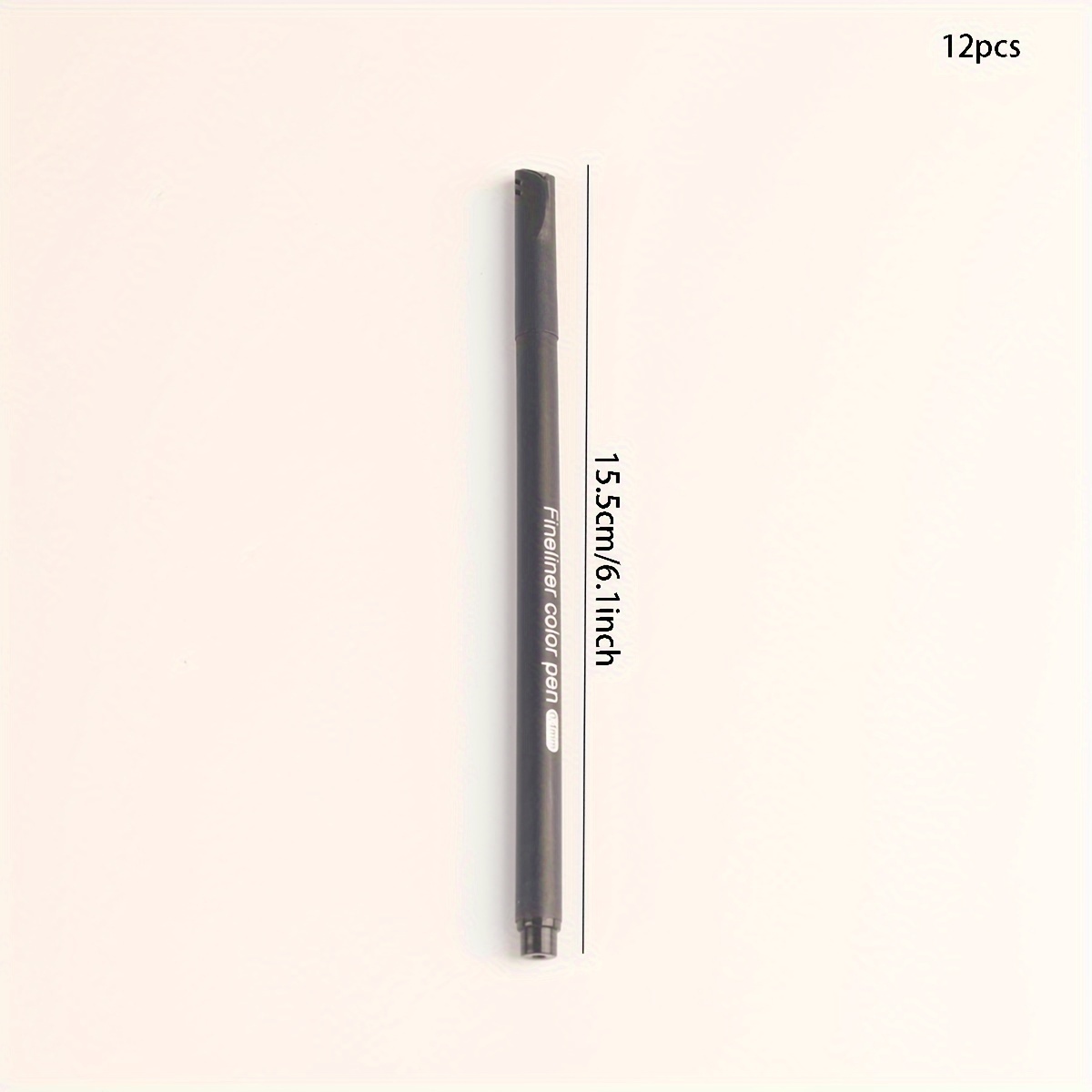 a set of 12 color sketch pens artistic supplies fine tipped paintbrush ...