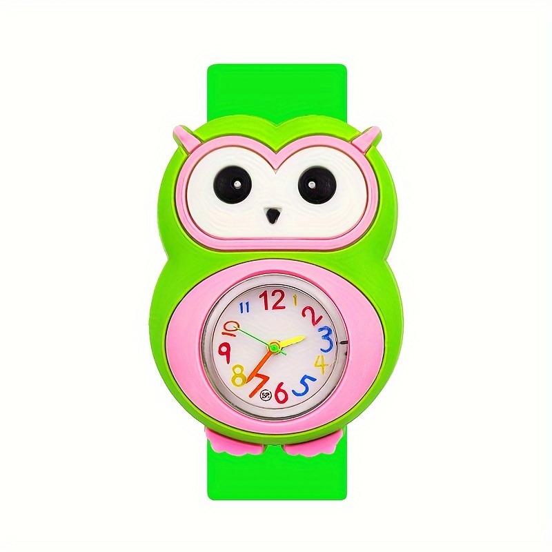 Cute Bird Series Cartoon Owl Toucan Flamingo Watch, Girl And Boy Slap ...