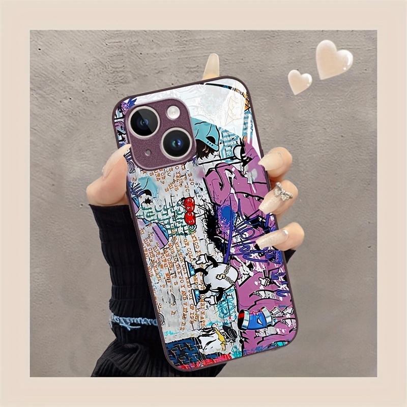 Graphic Printed Phone Case Iphone 15 14 13 12 11 X Xr Xs 8 7 - Temu Denmark