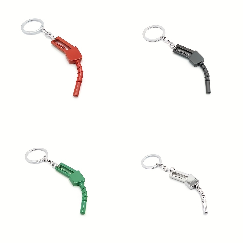 Metal Oil Gun Shape Creative Car Key Chain Car - Temu