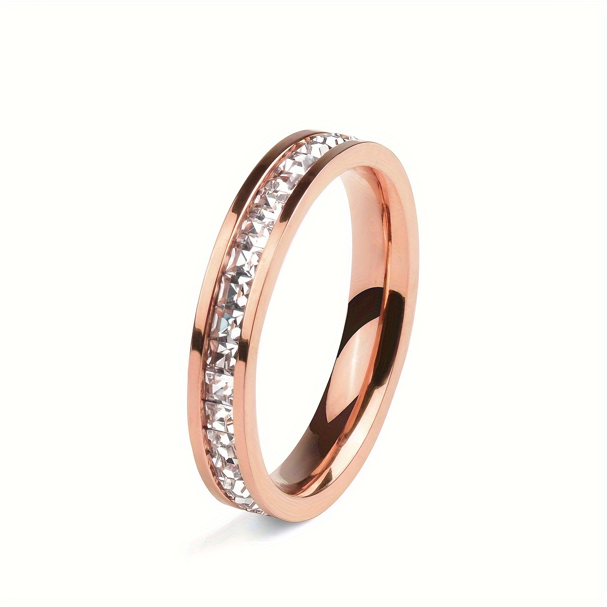 Stainless Steel Index Finger Ring Simple Personality Fashion - Temu ...