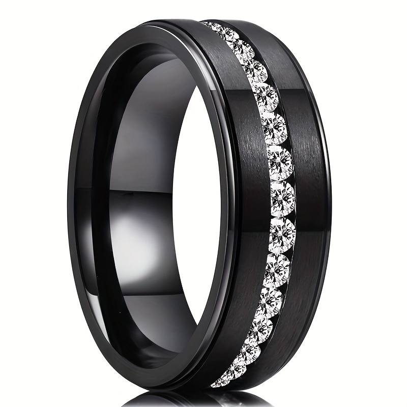 Elegant Promise Rings Paved Shining Gemstone Engagement/ - Temu Portugal