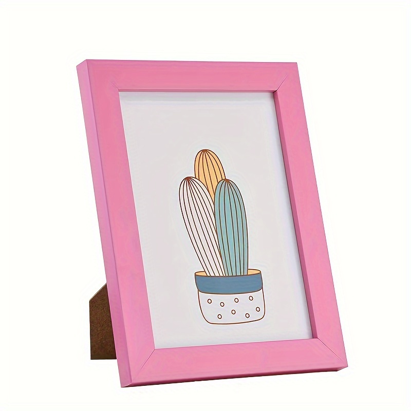 1pc Simple Adjustable Photo Frame Solid Wood Frame Living Room Bedroom ...