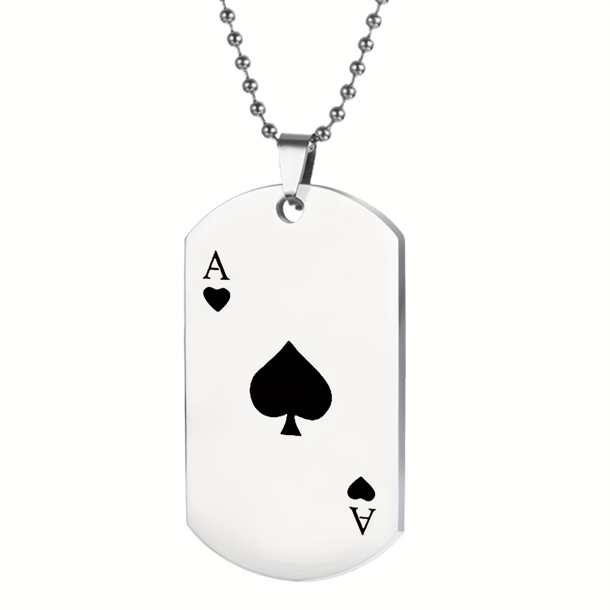 Small Playing Card Stainless Steel Military Key Chain - Temu United Kingdom