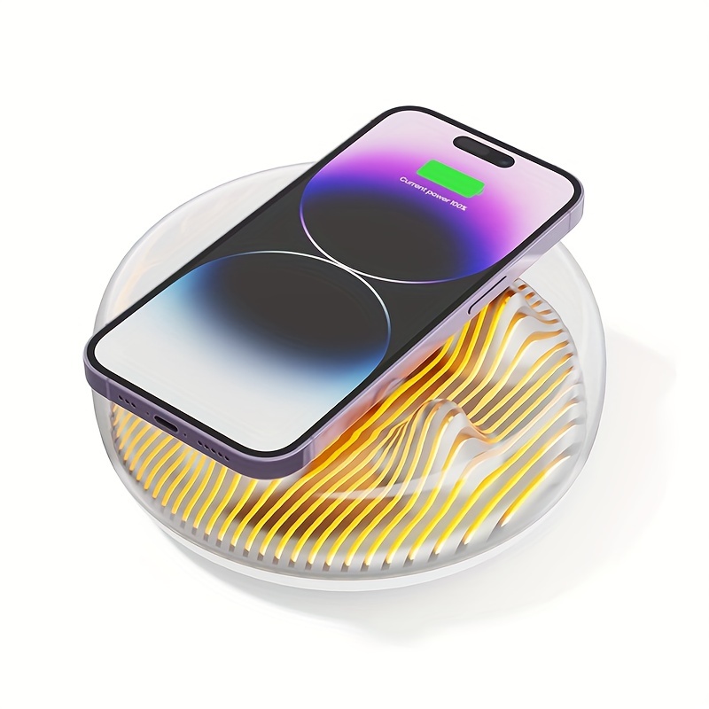 Night Light Wireless Charge Volcano Shape Fast Wireless - Temu United ...